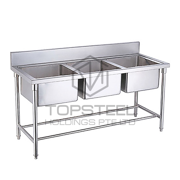 Triple Bowl Sink Table – Topsteel Holdings